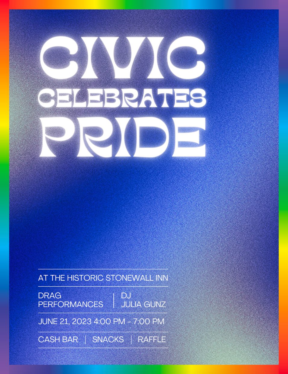 CIVIC ENTERTAINMENT GROUP CELEBRATES PRIDE 2023